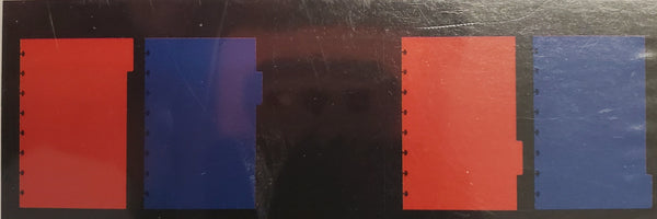 Discbound Tabbed Dividers - Junior - RED-BLUE-BLACK – DiscboundMarketplace